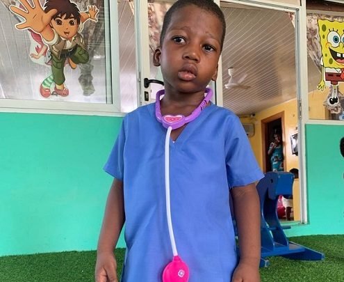 Gabriel Amponsah needs your support to correct his hole-in-heart ...