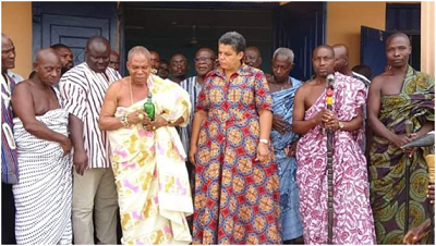 NDC introduces Gizella Tetteh-Agbotui to Awutu Traditional Council ...